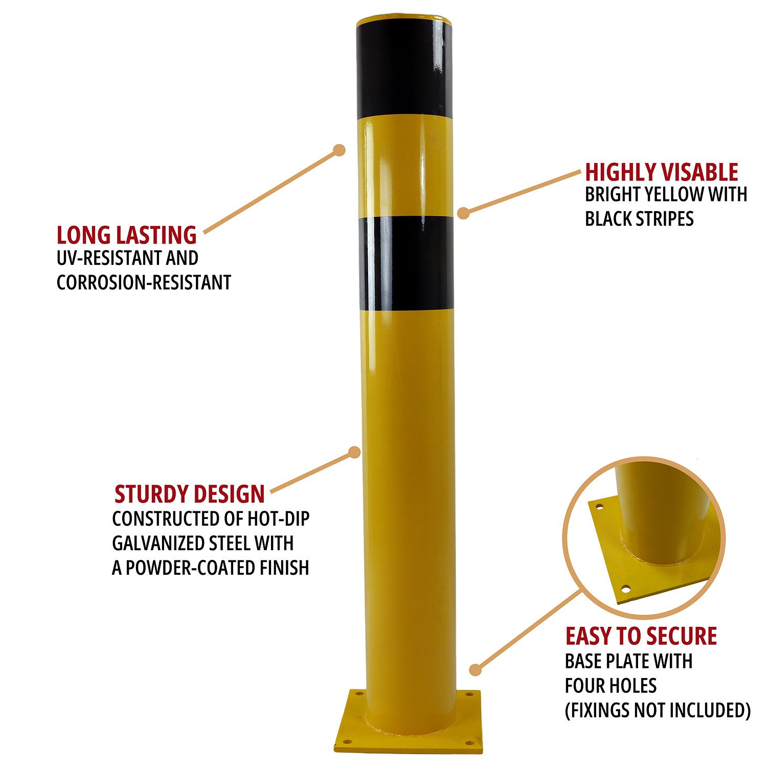 Safety Bollard – Impact Protection > Permanent Traffic Barriers